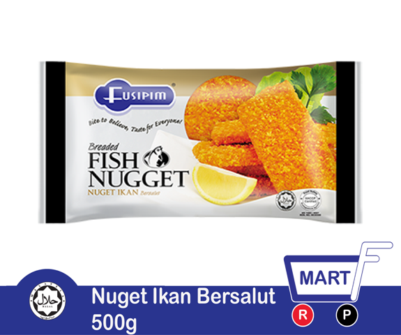 FUSIPIM Breaded Fish Nugget 500g (Nuget Ikan Bersalut) [KL, Klang ...