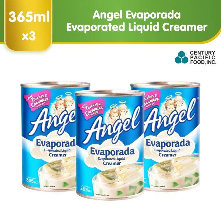 Angel Evaporated Liquid Creamer 365ml x3 | Lazada PH