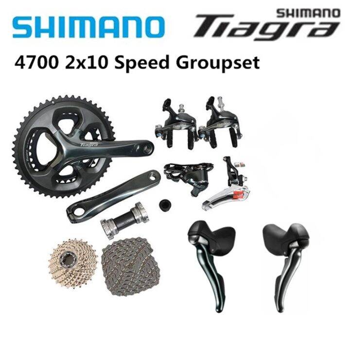 Shimano Tiagra 4700 Groupset 2x10 Speed Road Bike 172.5mm 52-36T ...