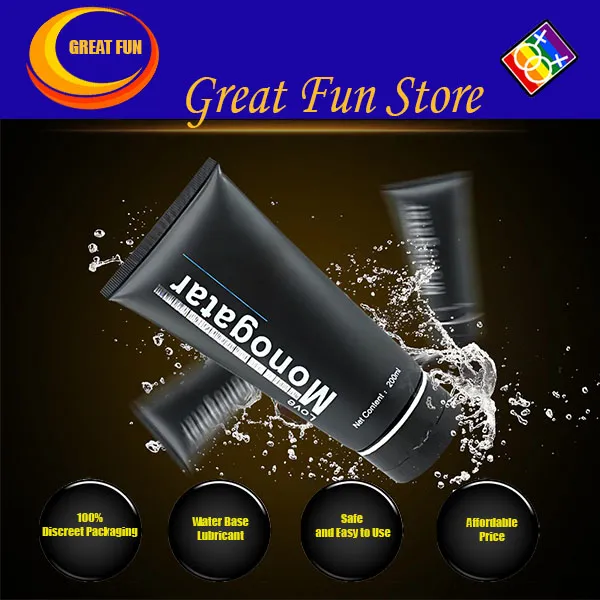 Great Fun Black Monogatari Silk Touch Lubricant Lube for Men and Women ...
