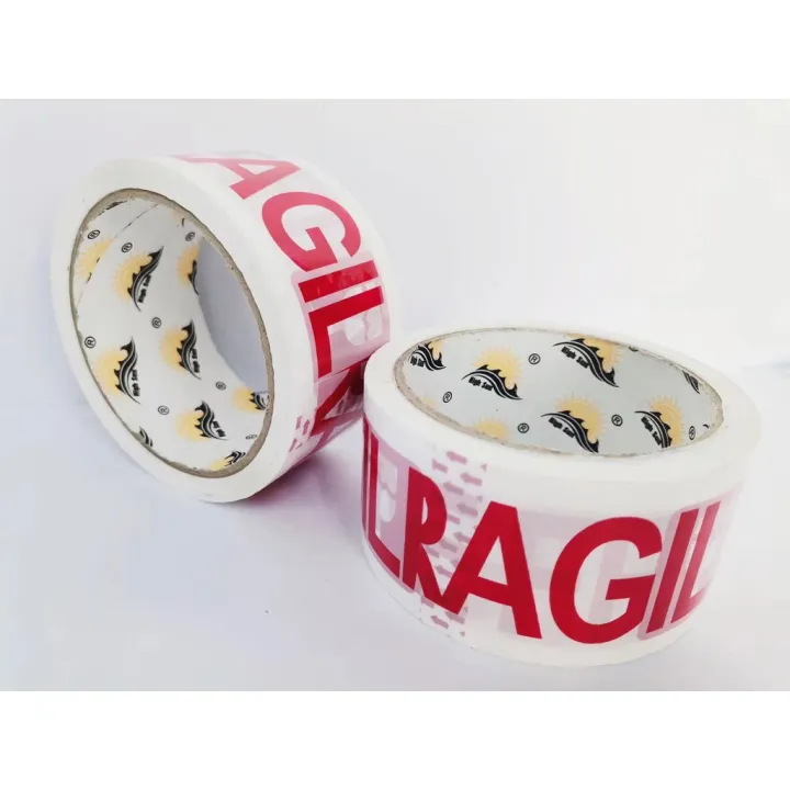 Tapes Warning Packing Label Packaging Tape, Clear Tape Fragile White ...
