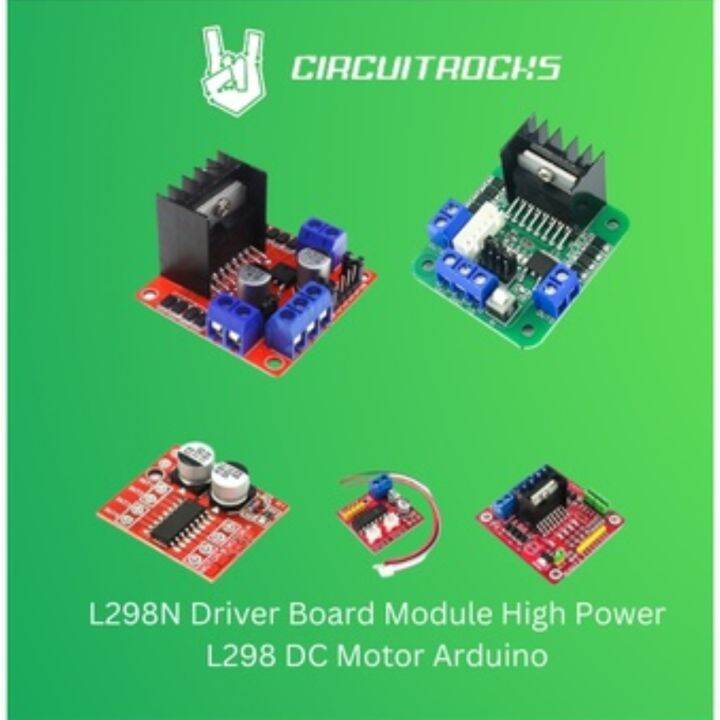 L298N Driver Board Module High Power L298 DC Motor Arduino | Lazada PH