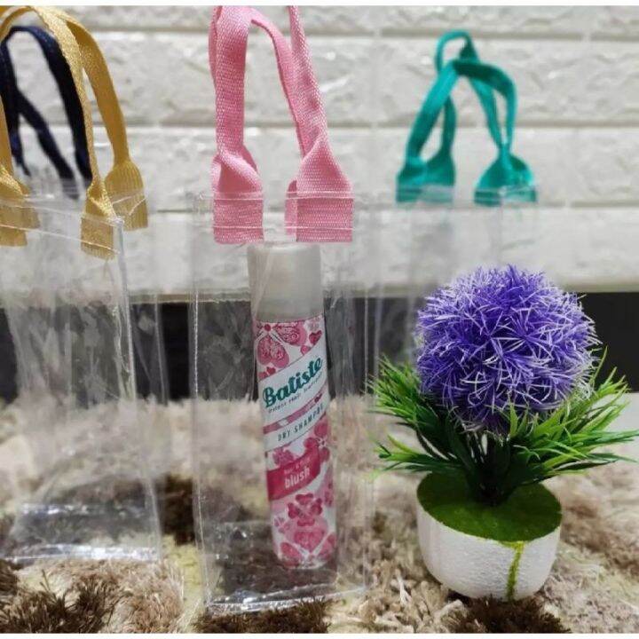 010 Tas Mika PVC Polos Goodiebag Kantong Botol Kopi Wine Minuman Air ...