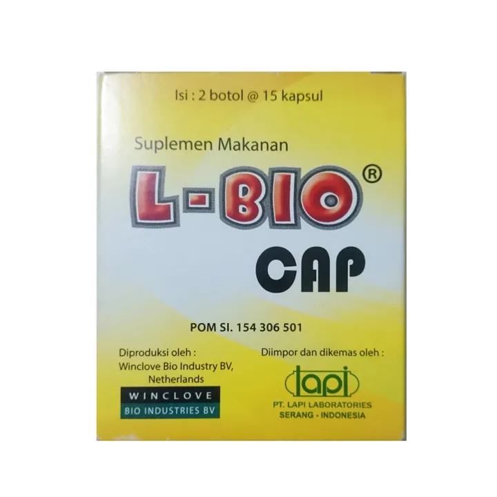 L-Bio Capsul Isi 15x2 Kapsul Suplemen Saluran Pencernaan | Lazada Indonesia