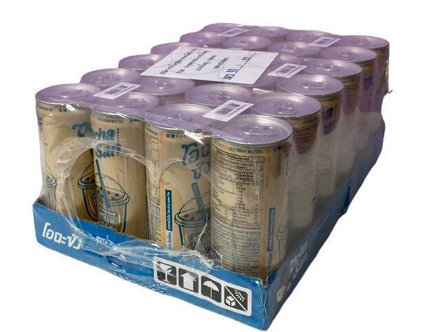 ชานมไข่มุก Bubble Milk Tea โอฉะซัง OCHASAN รุ่นกระป๋อง 230ml กดเลือก ...