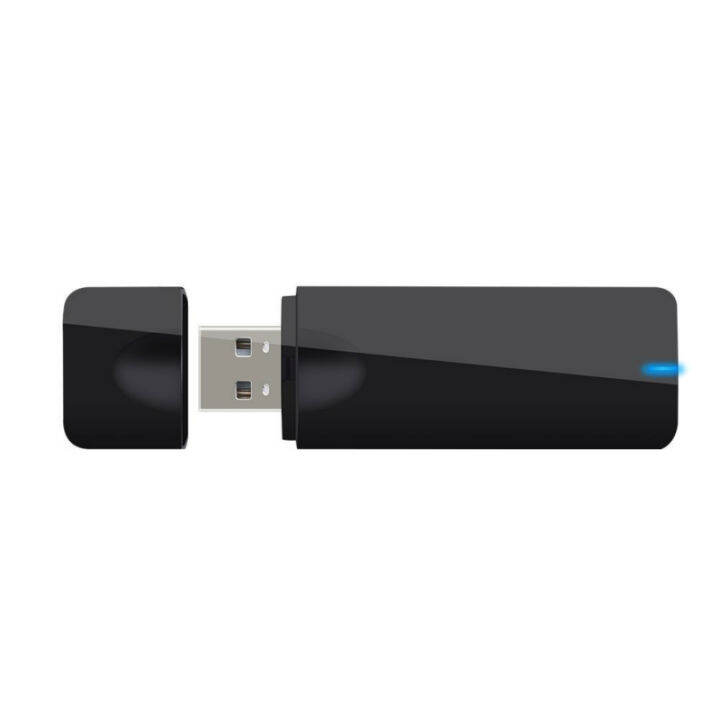 New arrival Black MT7612U 1200Mbps 2.4Ghz5Ghz Dual Band USB WiFi Dongle ...