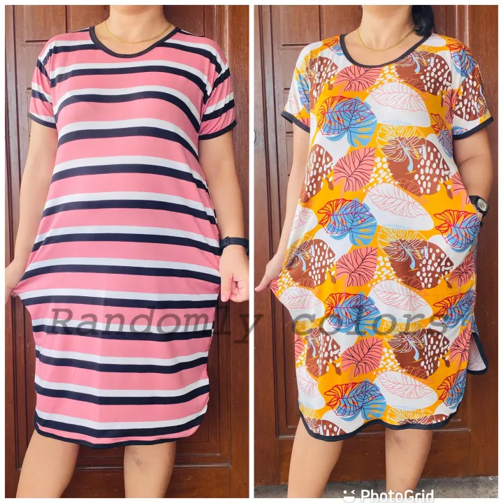 PLUS SIZE DUSTER WITH SLIT RAMDOM COLOR | Lazada PH