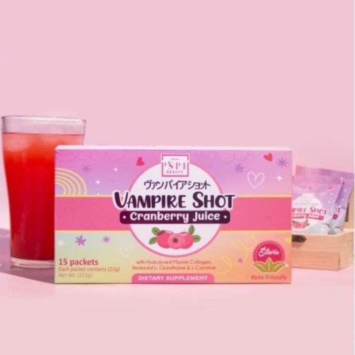 VAMPIRE SHOT CRANBERRY JUICE (Fitness Beauty Drink) | Lazada PH
