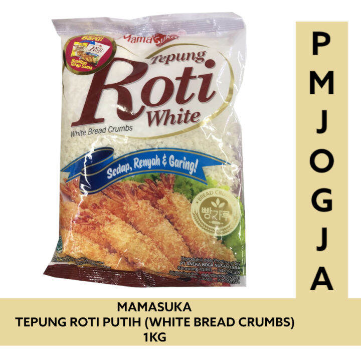 Mamasuka Tepung Roti Putih 1 kg white bread crumbs 1kg | Lazada Indonesia