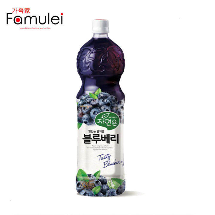 Woongjin Korea Natural Juice Blueberry 1.5L | Lazada PH