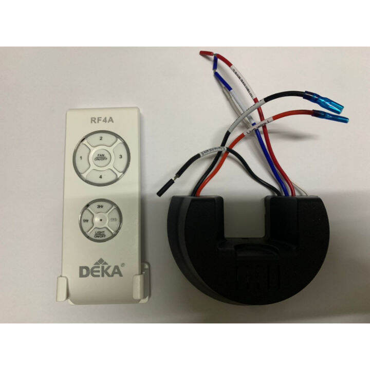 Deka Ceiling Fan Model V1 / V8 4 Speed C/W 3 Way Led * RF Remote ...