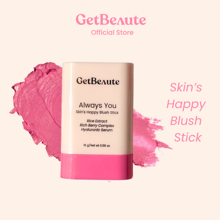 GetBeaute - Skin's Happy Blush Stick; สี Always You 16g บลัชออนสติ๊ก ทา ...