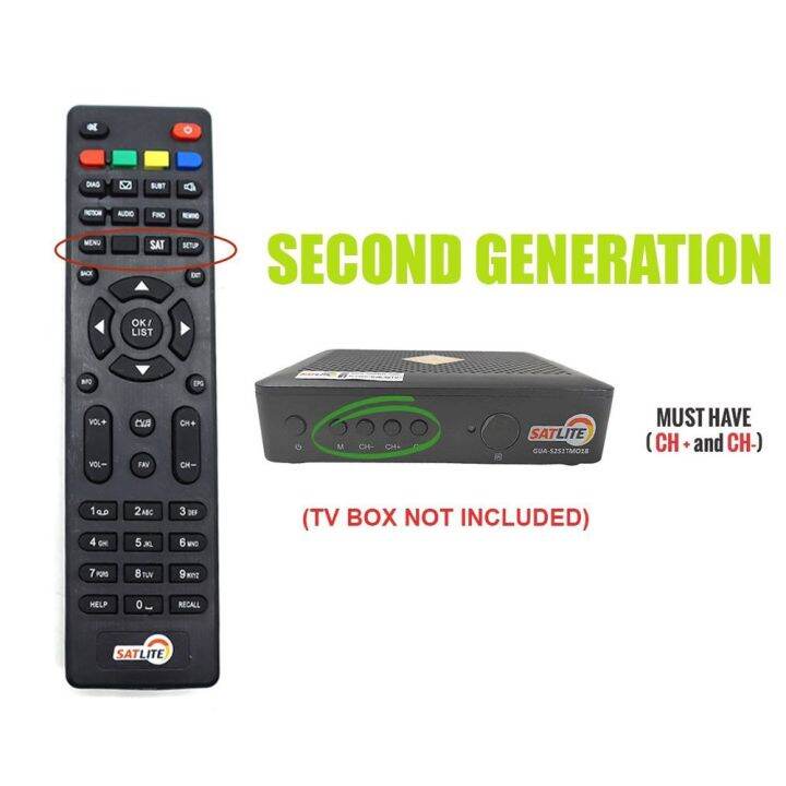 Cignal Satlite Second Generation Remote Control | Lazada PH
