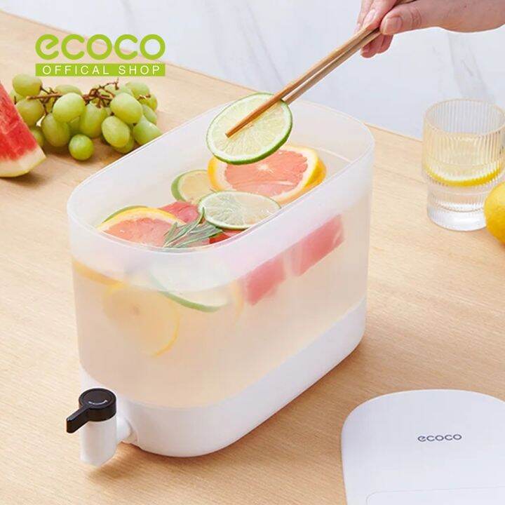ECOCO Cold Kettle - Box Minuman Dingin Estetik Modern Dengan Keran Buka ...