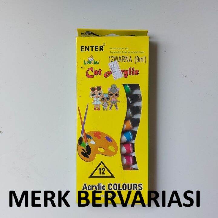 Cat Air Acrylic 12 Warna (9ml) 1 Set | Lazada Indonesia