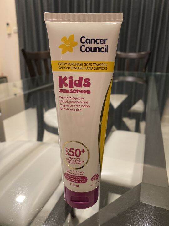Cancer Council Kids sunscreen SPF50 โลชั่นกันแดดเด็ก | Lazada.co.th