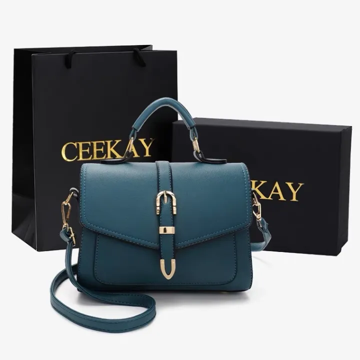 CEEKAY" กระเป๋าสะพายข้างแฟชั่นเรียบหรูมาใหม่ (พร้อมถุงพร้อมกล่อง) CE-26 | Lazada.co.th