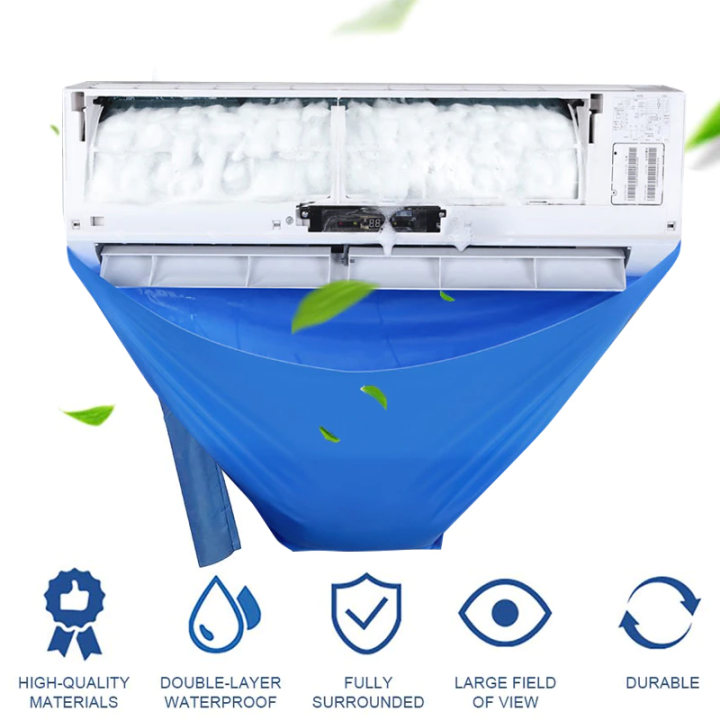 Plastik Terpal Cuci AC Air Conditioner Cleaning Cover Waterproof ...