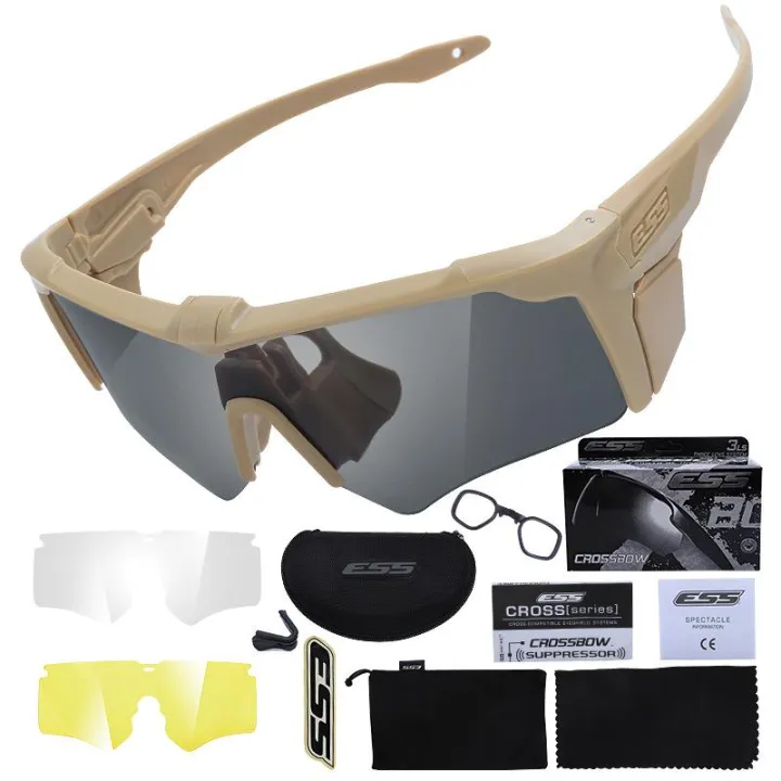 ESS CROSSBOW AF Crossbow 2nd Generation แว่นตากันแดดยุทธวิธีแว่นตาขี่ ...