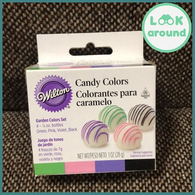 สีผสม ช้อคโกแลต Wilton candy colors สี garden set 4สี สวยงาม สีผสมอาหาร ...