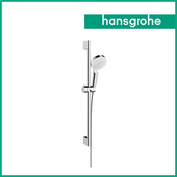 hansgrohe Crometta Shower set Vario with shower bar 65 cm in White ...
