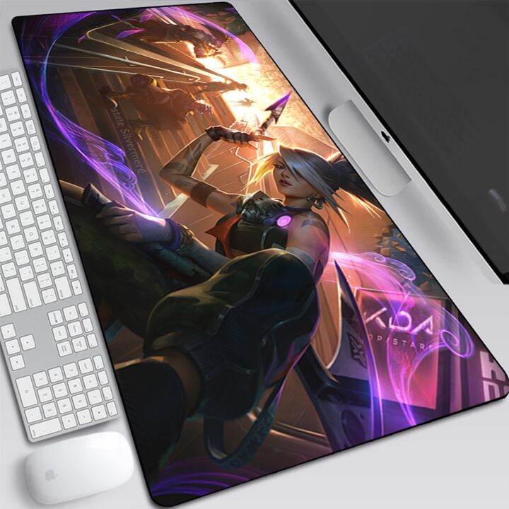 LOL True Damage Akali Yasuo Ekko Qiyana Senna Large Gaming Mouse Pad ...