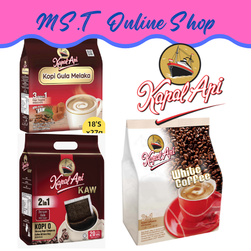 [MT] Kapal Api Instant Coffee (Kopi O/ White Coffee/Gula Melaka) | Lazada
