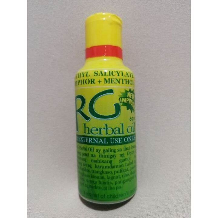 Original RG Herbal Oil 60 ml (Extra Hot) Legit Distributor | Lazada PH