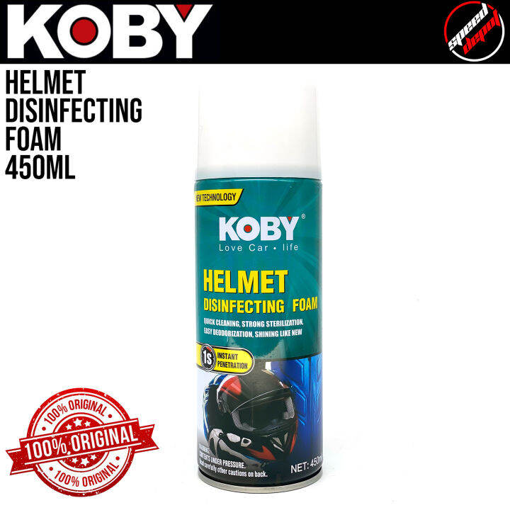 Koby Helmet Disinfecting Foam 450ml | Original | Speed Depot | Lazada PH