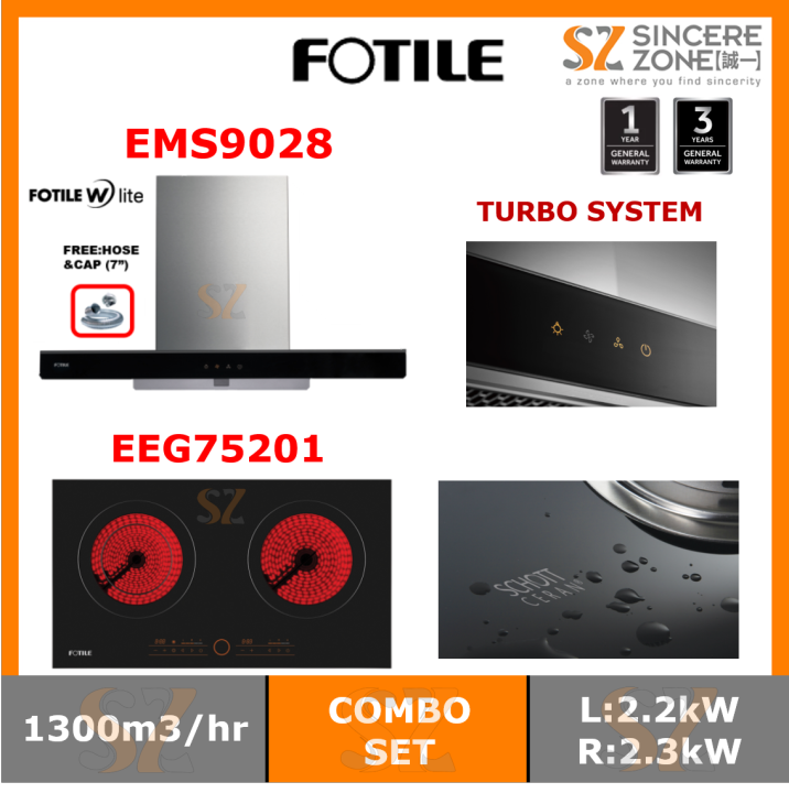 [FOR KLANG VALLEY ONLY] FOTILE EMS9028 CHIMNEY COOKER HOOD + FOTILE ...