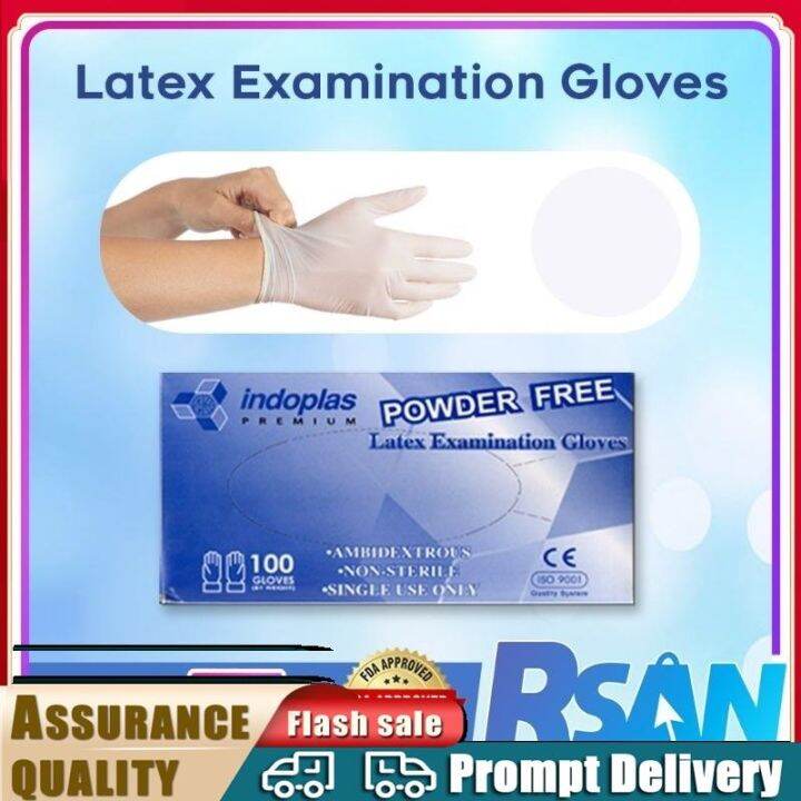 Indoplas Pure Nitrile and Latex Gloves FDA Approved | Lazada PH