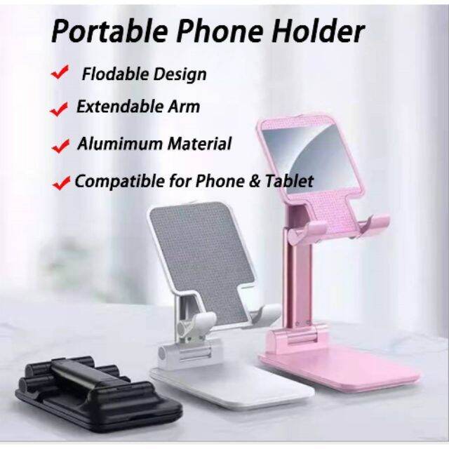 Folding Desktop Multi Angle Adjustable Foldable Portable Phone Stand ...