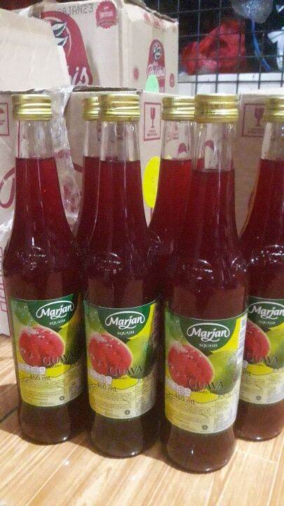 Marjan Squash Guava Sirup Marjan Squash Jambu 450ml | Lazada Indonesia