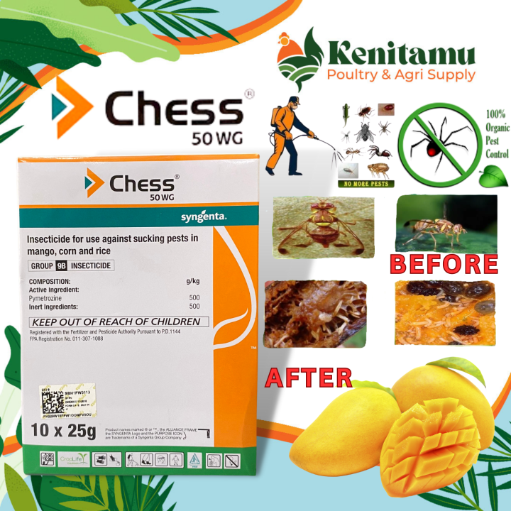 CHESS 50WG INSECTICIDE 10 X 25 G (250GRAMS) | Lazada PH