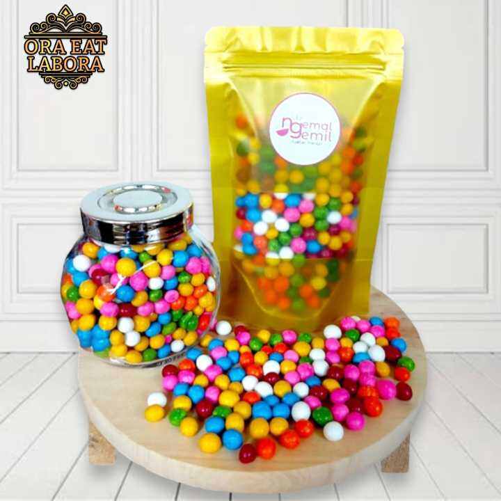 Permen Jadul Telur Cicak Warna Warni Permen Mini Rainbow Kualitas ...