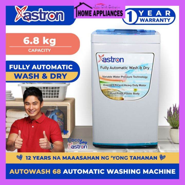 [IN STOCK] Astron AUTOWASH68 6.8 kg Automatic Washing Machine (Wash and ...