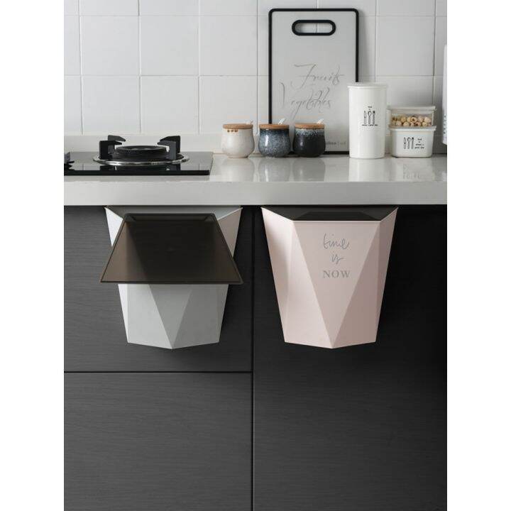 Kitchen Wall Mounted Dustbin Cabinet Cupboard Door Garbage Can Hanging ...