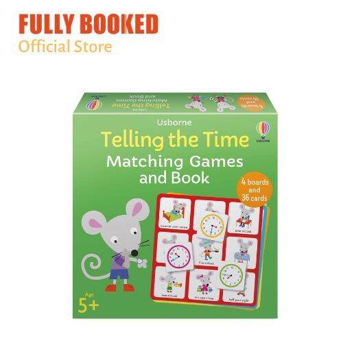 Usborne Telling the Time Matching Games and Book (Mixed Media) | Lazada PH