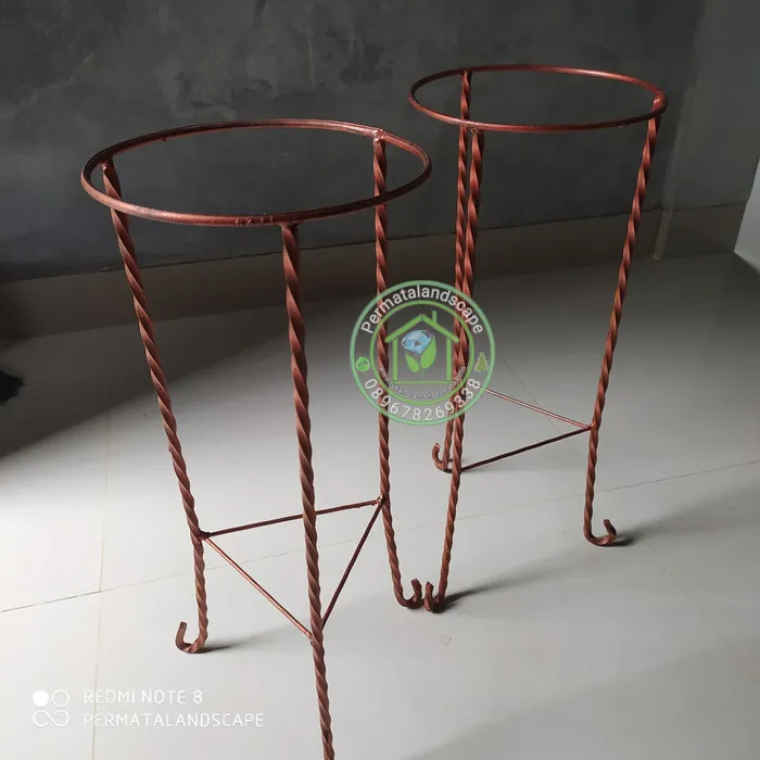 Standing Flower Tinggi 60 Cm | Rak Pot Besi | Rak Tanaman Hias | Lazada ...