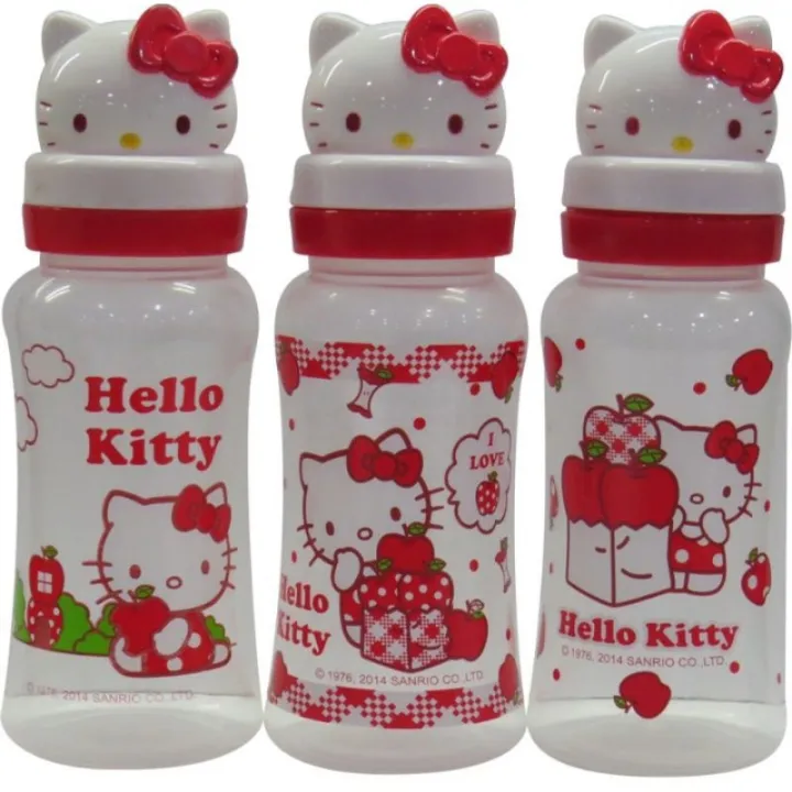Trauma 3pcs HELLO KITTY WIDENECK FEEDING BOTTLE 12OZ/8OZ | Lazada PH