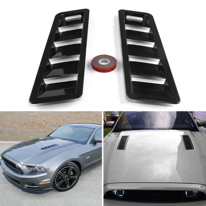 Bonnet Vents Hood Panel Trim รถแบบสากลดูดอากาศตักบานเกล็ดระบายความร้อน ...