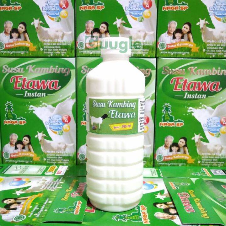 Susu Kambing Etawa Segar Murni Original Kemasan Botol 500ml Siap Minum ...