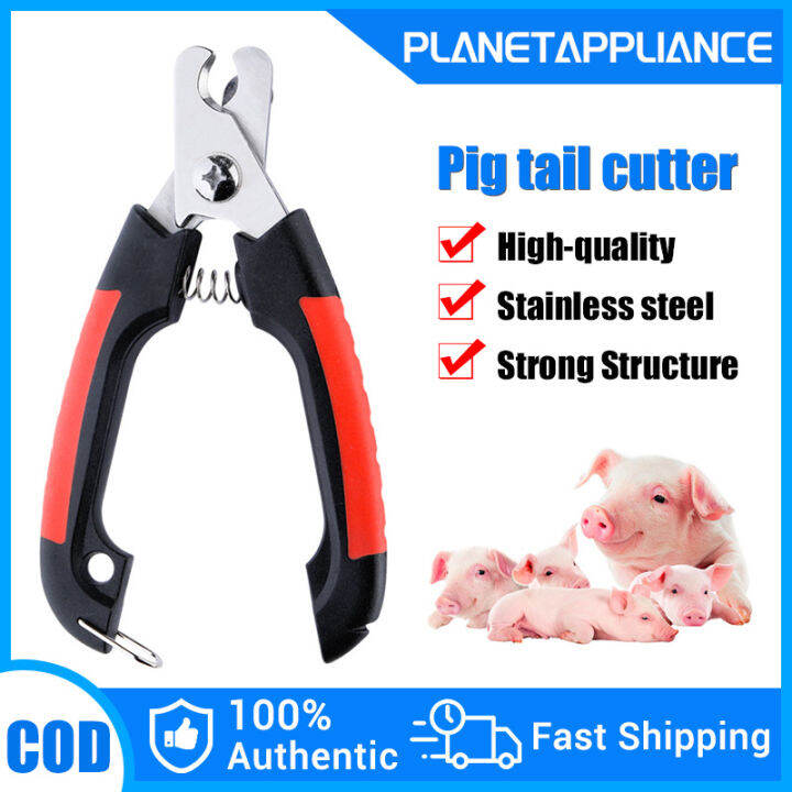 Pig tail cutter Stainless steel piglet tail cutter clamp plier for ...