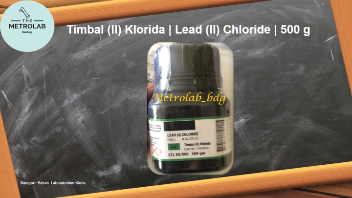 Timbal (II) Klorida | Lead (II) Chloride | PbCl2 | Grade AR (500 gram ...