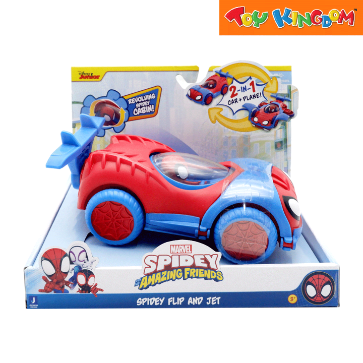 Disney Jr. Marvel Spidey and His Amazing Friends Spidey Flip and Jet ...