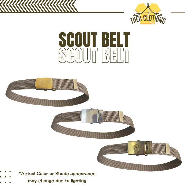 BSP Garrison Belt for Scouting | BSP Gold Silver Buckles | Theo ...