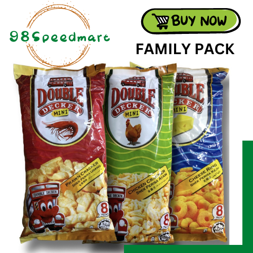 [98] Mamee Double Decker Cracker (Family Pack) 10gm x 8's | Lazada