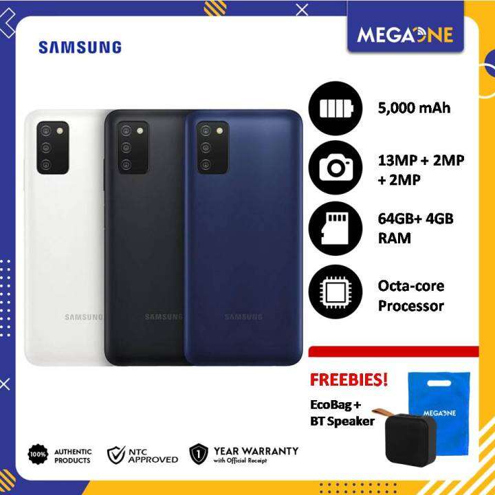 Samsung Galaxy A03s 64GB+4GB 6.5" Display13MP Triple-Camera, Rear 5MP ...