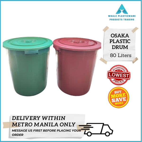 Osaka Plastic Drum 80 Liters | Lazada PH