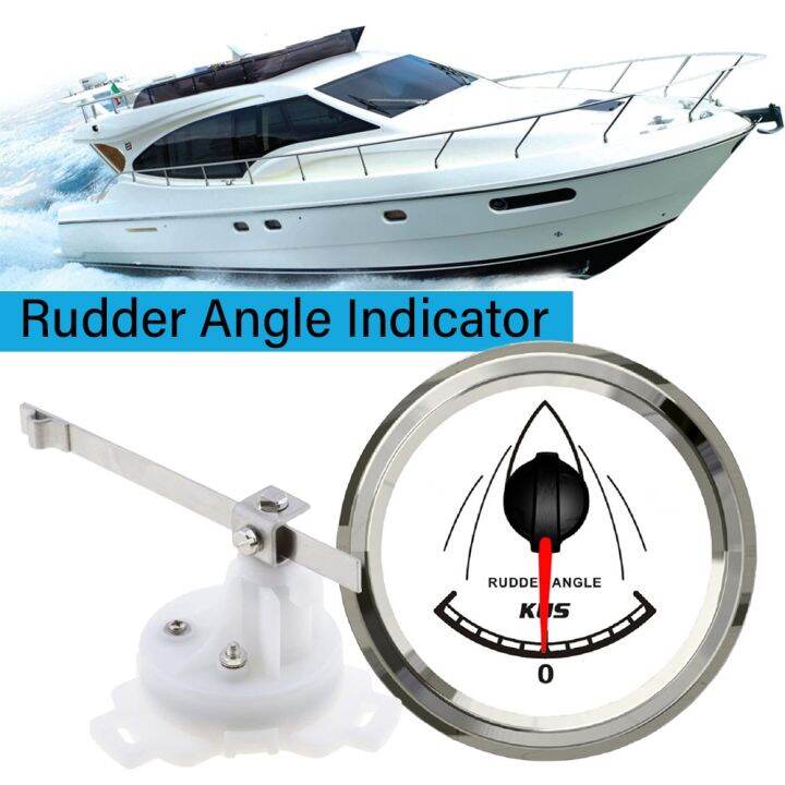 KUS Boat Rudder Angle Indicator Gauge 12V 24V without Marine Rudder ...